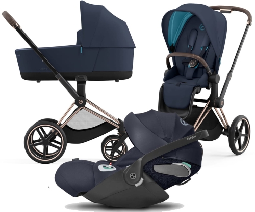 Cybex Priam 4.0 - wózek wielofunkcyjny, zestaw 3w1 z fotelikiem Cloud ...