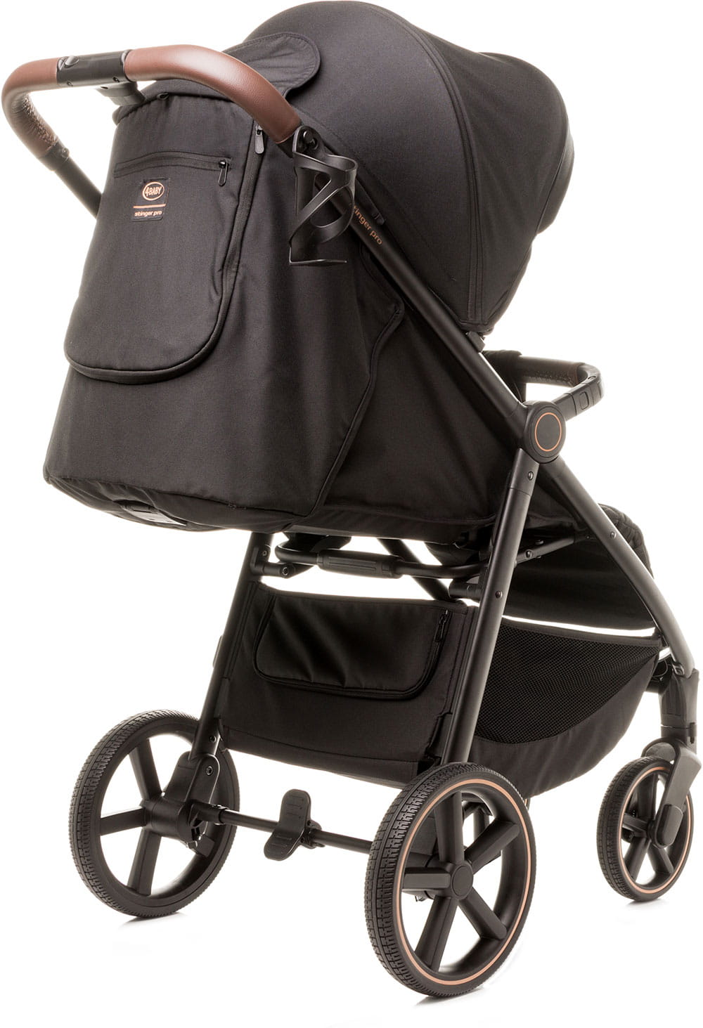 4Baby Stinger PRO - wózek spacerowy | Black Ewozki.eu